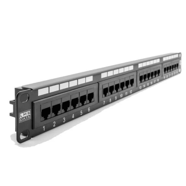 PATCH PANEL 24 PORT CAT 6 UTP INLINE COUPLER